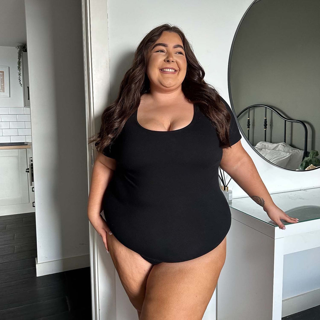 Short Sleeve Cotton Bodysuit - Tights & Clothes In Sizes 1-34 - Snag – Snag Canada