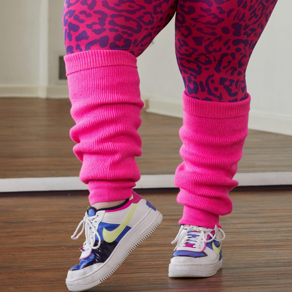 Leg Warmers - Neon Pink - Snag – Snag Canada