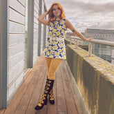 Opaque Mustard Yellow Coloured Tights | Snag – Snag Canada